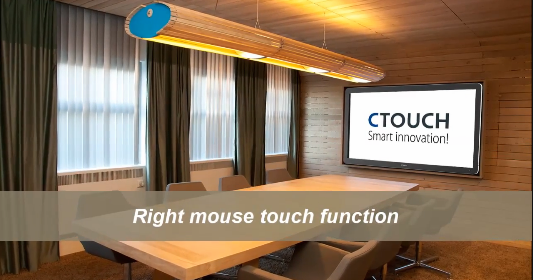 Hoe gebruik je de rechtermuis functie | CTOUCH