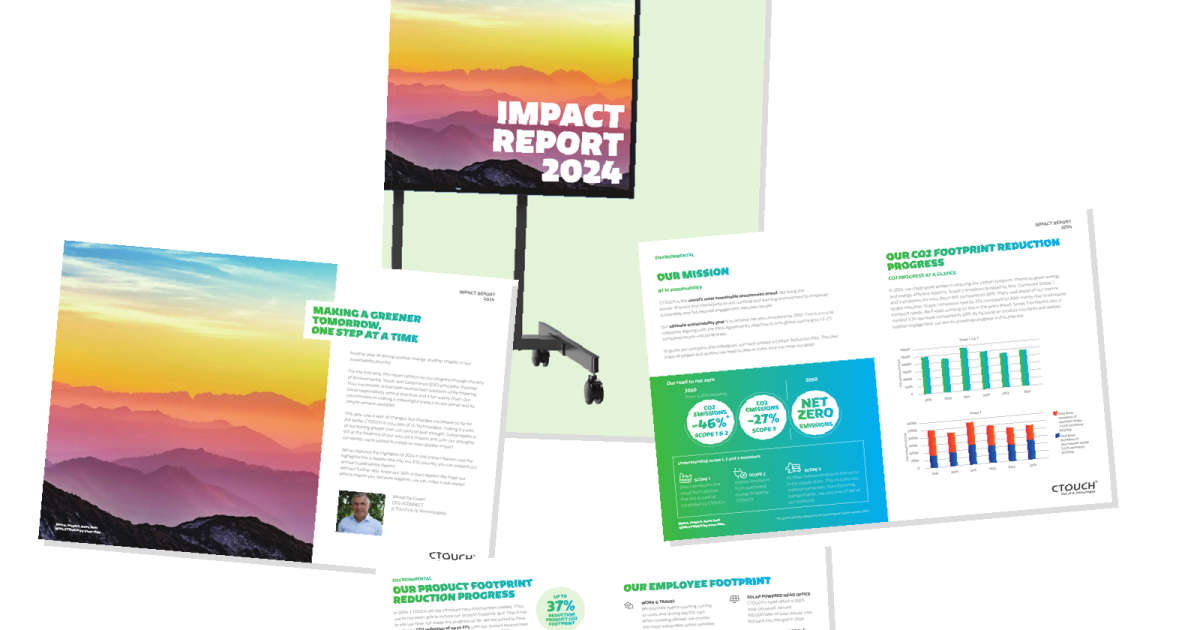 Our 2024 sustainability impact report is here | CTOUCH Global